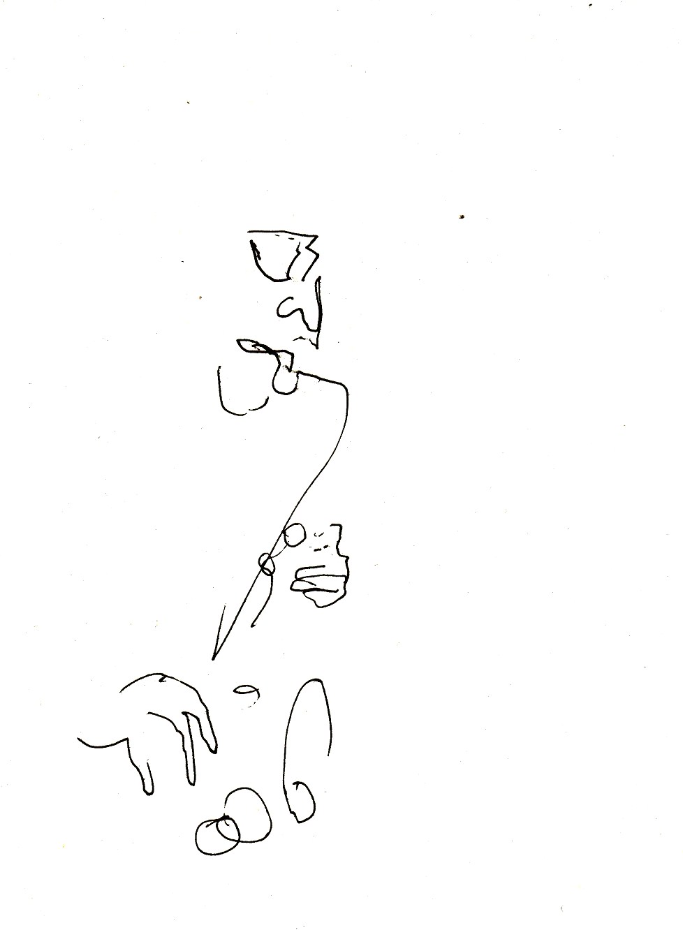 SAXOFON drawings – JAZZ Drawings JAZZ Players von Martina Wald