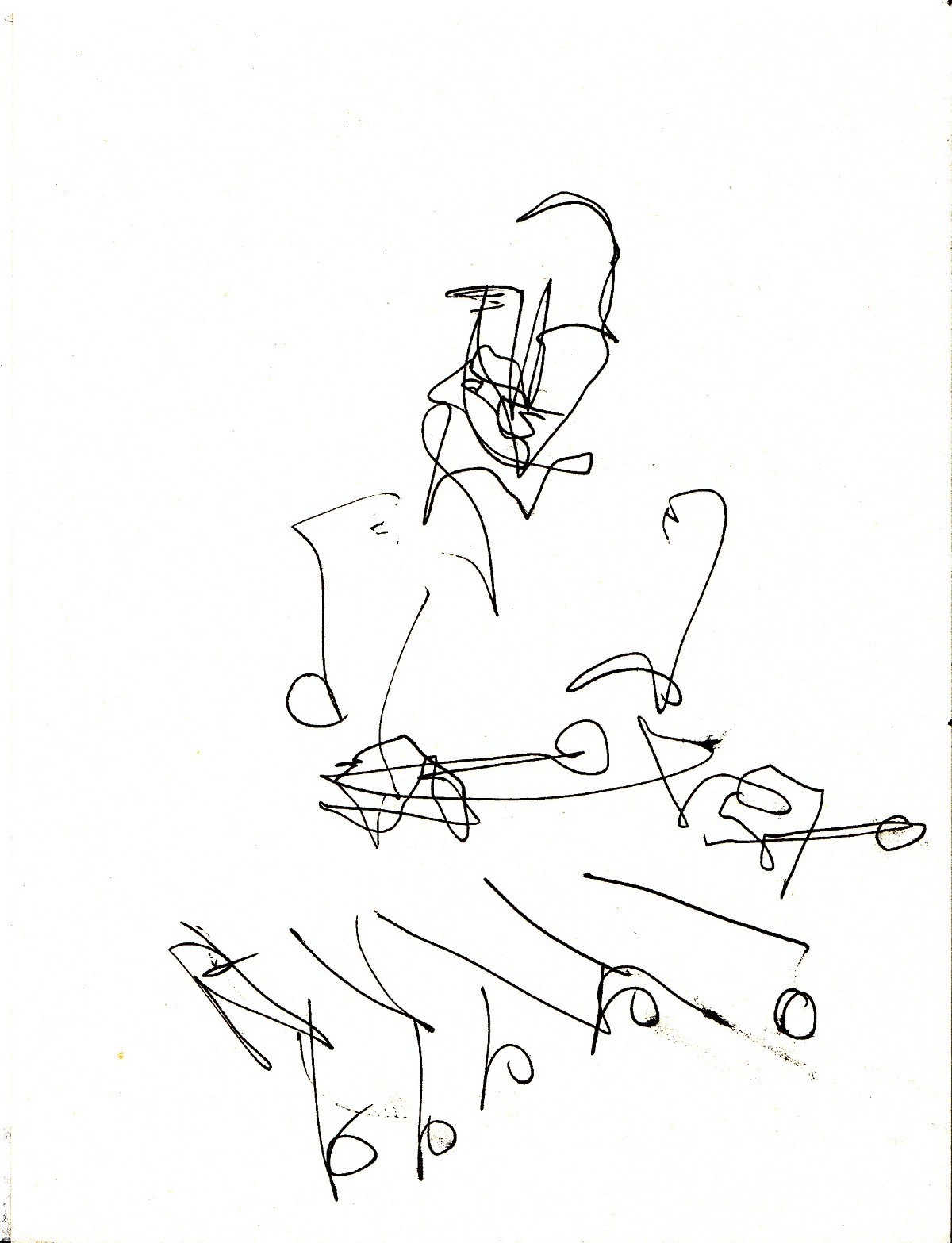 VIBRAFONE drawings – JAZZ Drawings JAZZ Players von Martina Wald