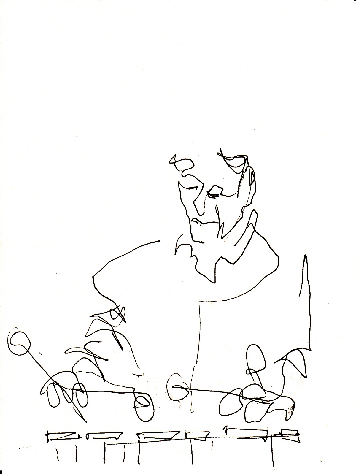 VIBRAFONE drawings – JAZZ Drawings JAZZ Players von Martina Wald