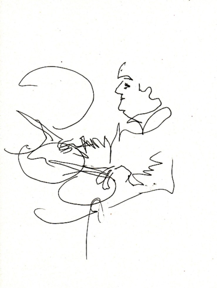 DRUMS drawings – JAZZ Drawings JAZZ Players von Martina Wald