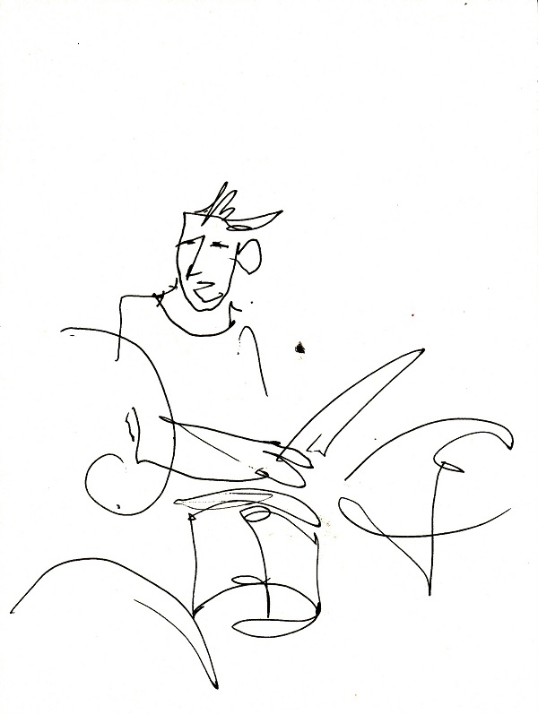 DRUMS drawings – JAZZ Drawings JAZZ Players von Martina Wald