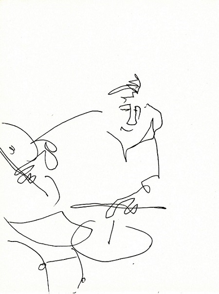 DRUMS drawings – JAZZ Drawings JAZZ Players von Martina Wald