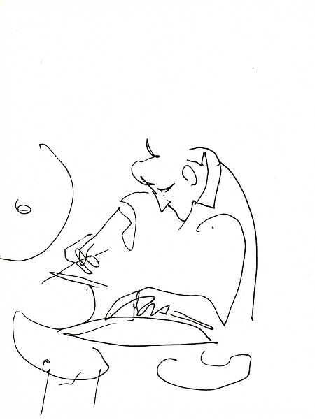 DRUMS drawings – JAZZ Drawings JAZZ Players von Martina Wald